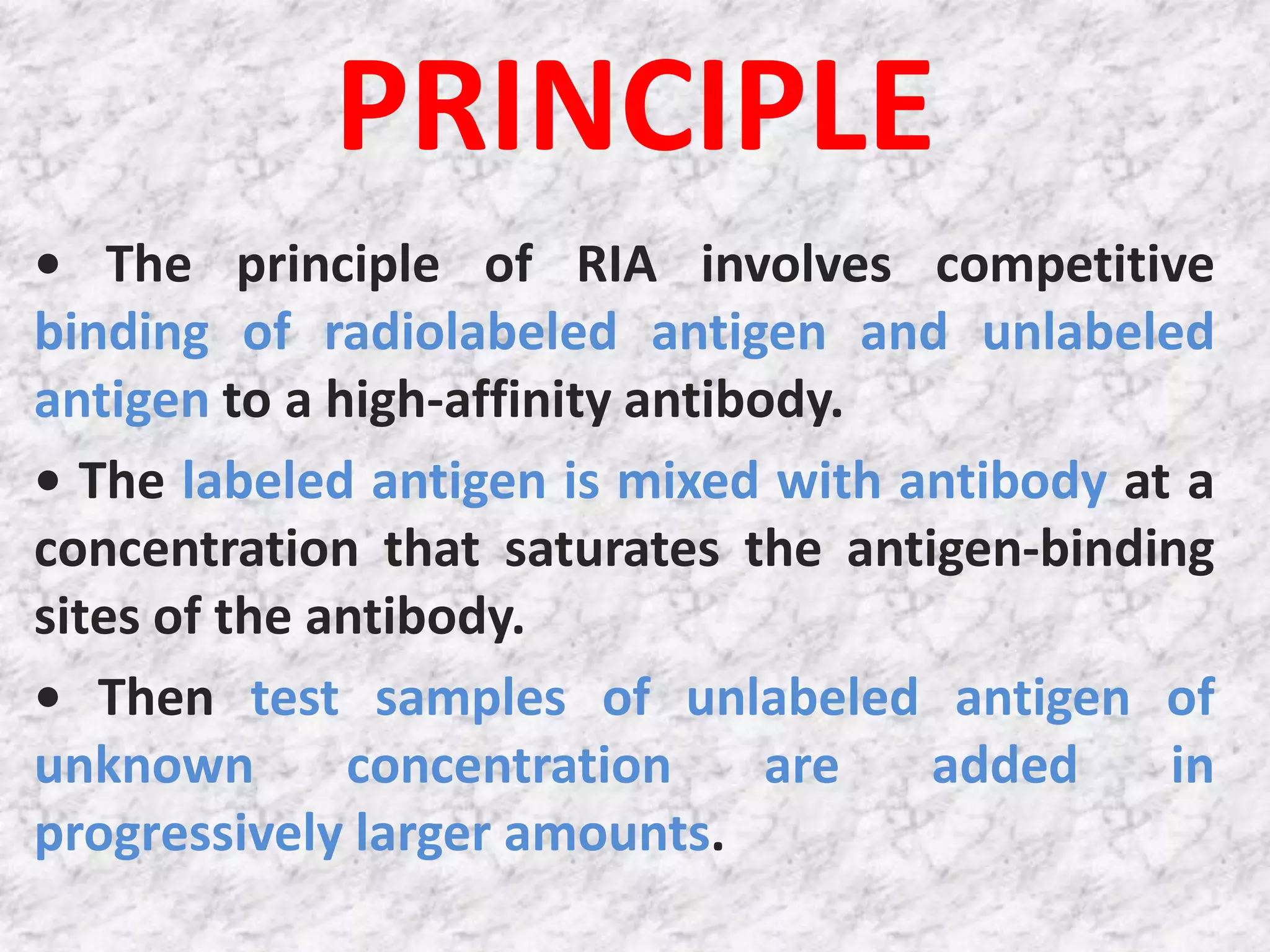RADIO IMMUNO ASSAY | PPTX