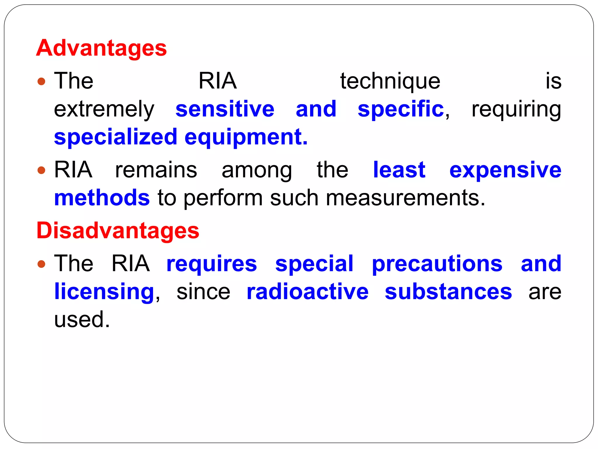 Radio Immunoassay (RIA) | PPT