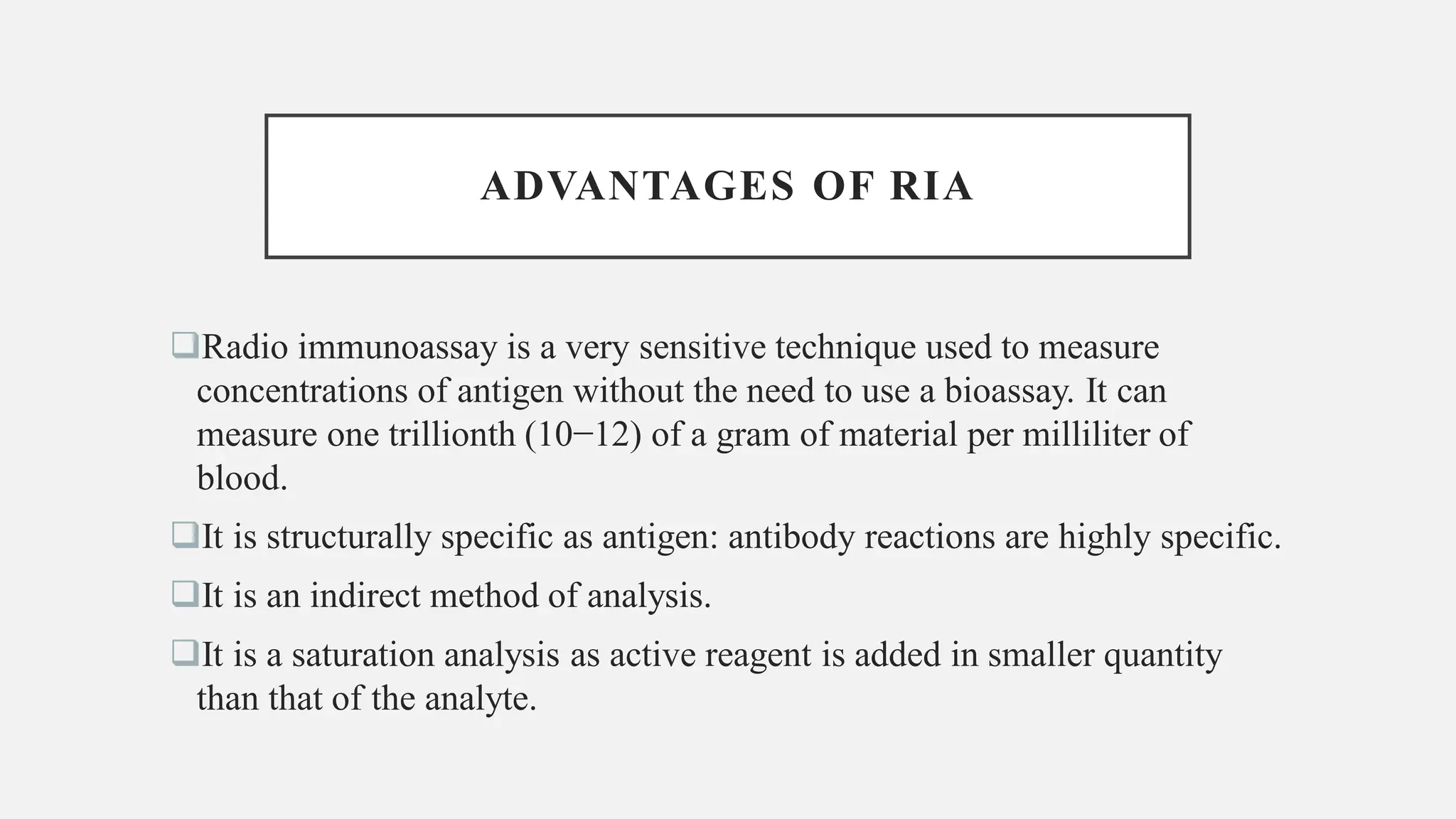 Radio immunoassay used to know to detect Hormones at nanogram levels | PDF