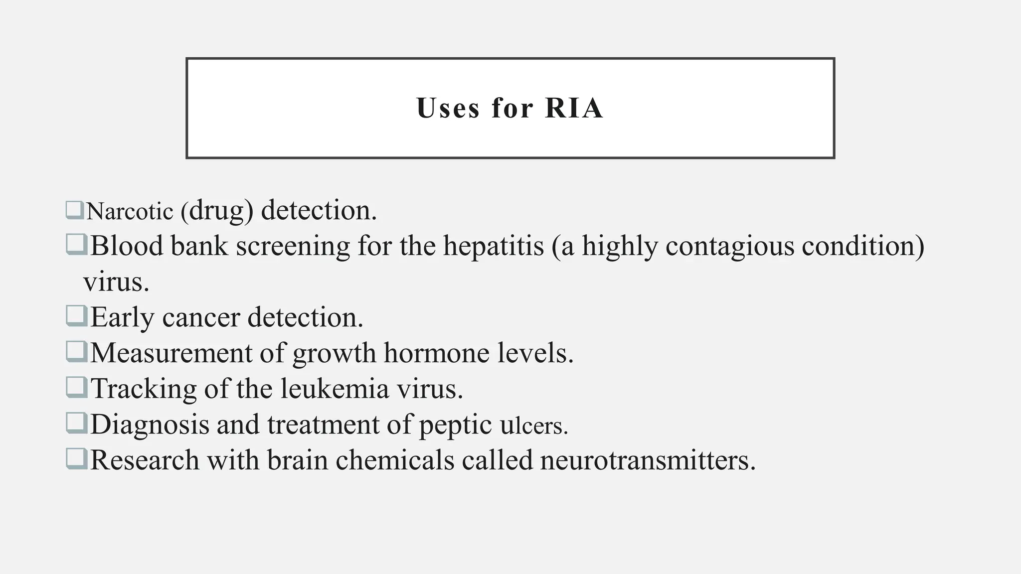 Radio immunoassay used to know to detect Hormones at nanogram levels | PDF