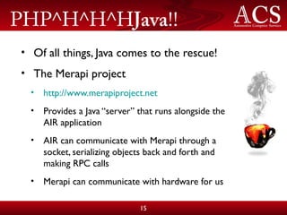 Ria Applications And PHP | PPT