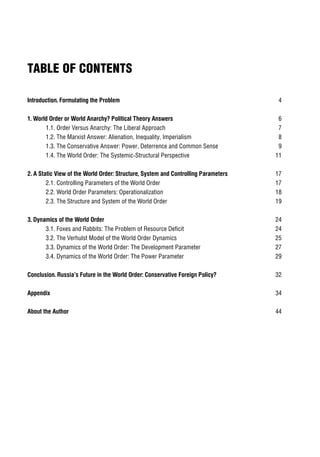 World Order Or World Anarchy? A Look at the Modern System of ...