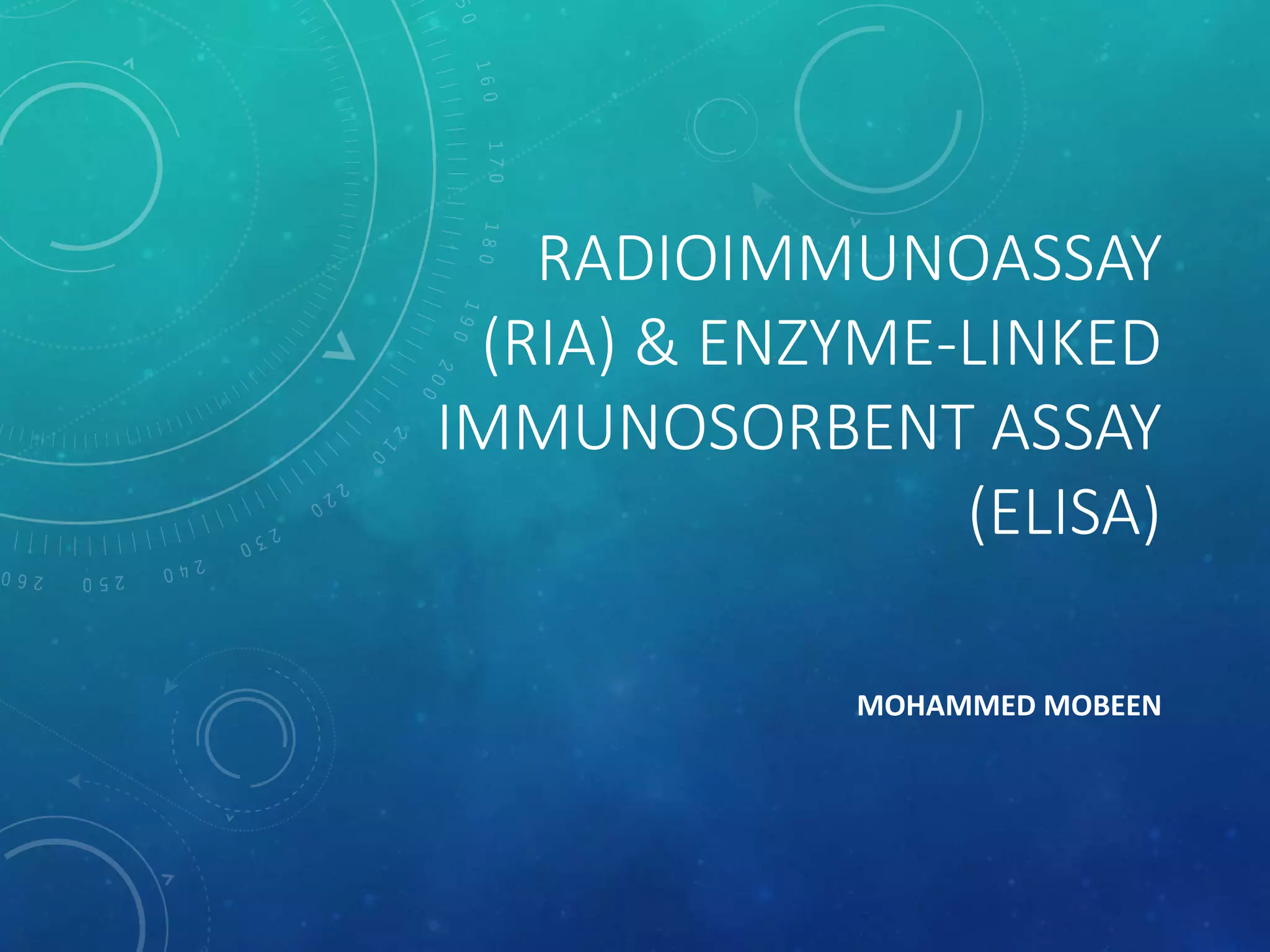 RIA and ELISA | PPTX