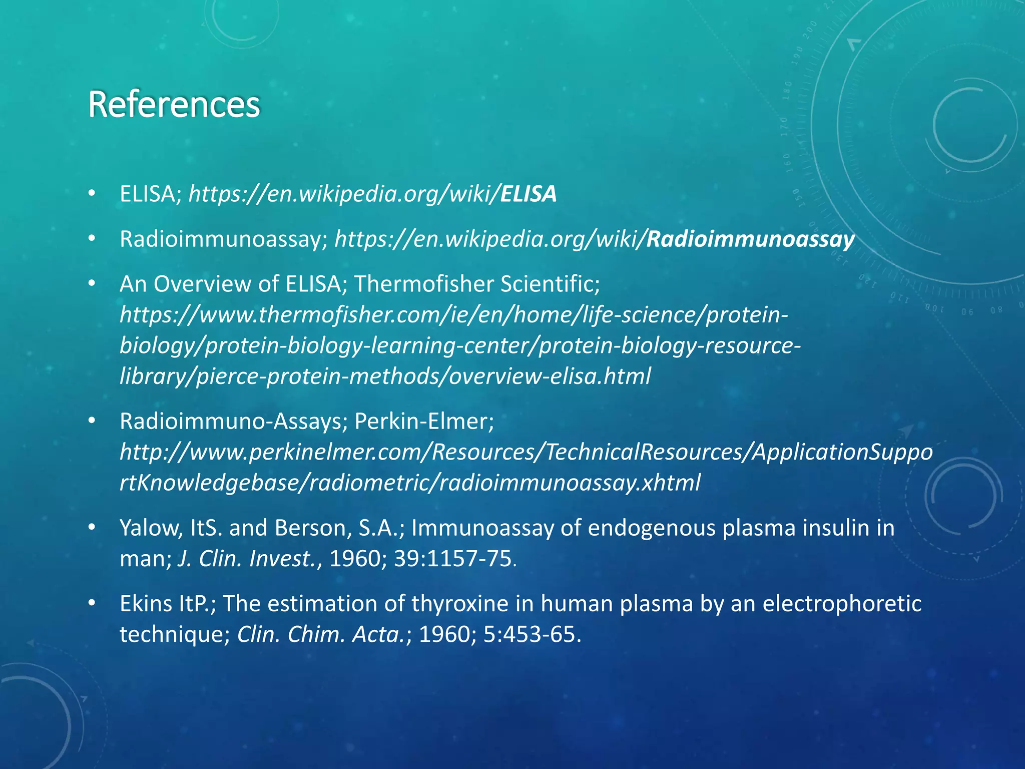 RIA and ELISA | PPTX