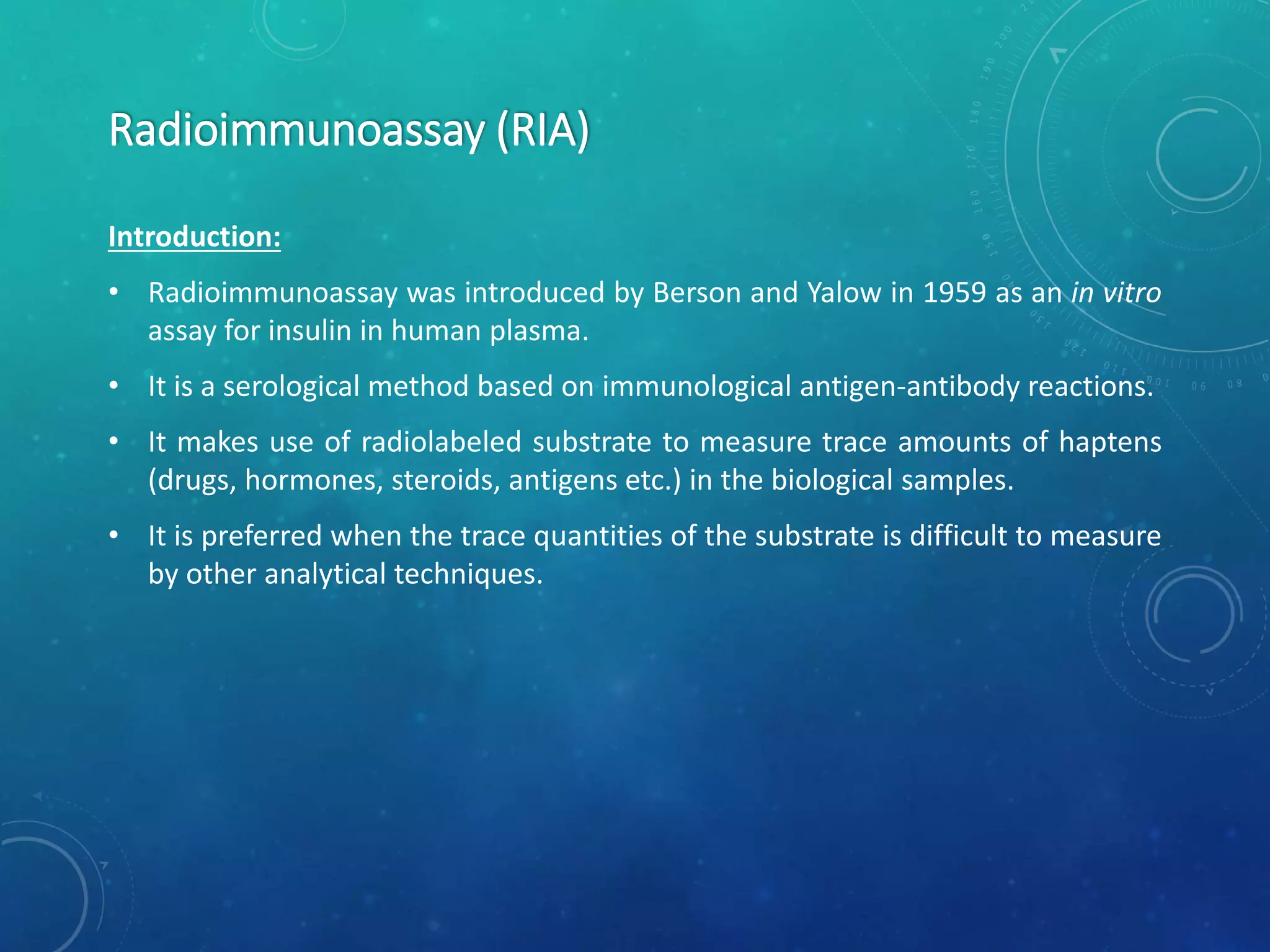RIA and ELISA | PPTX
