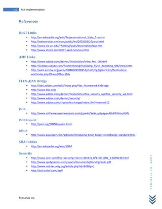 RIA Data and Security, 2007 | PDF | Web Development | Internet