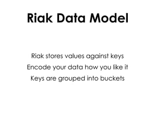 Riak a successful failure | PPT