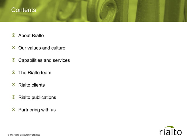 Rialtopracticeoverview 0909 | PPT