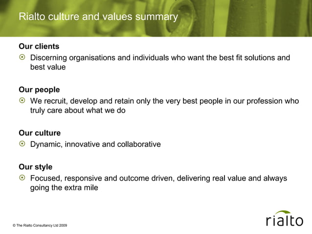 Rialtopracticeoverview 0909 | PPT