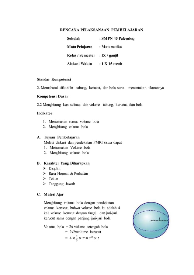 RPP Ria maya sari | PDF