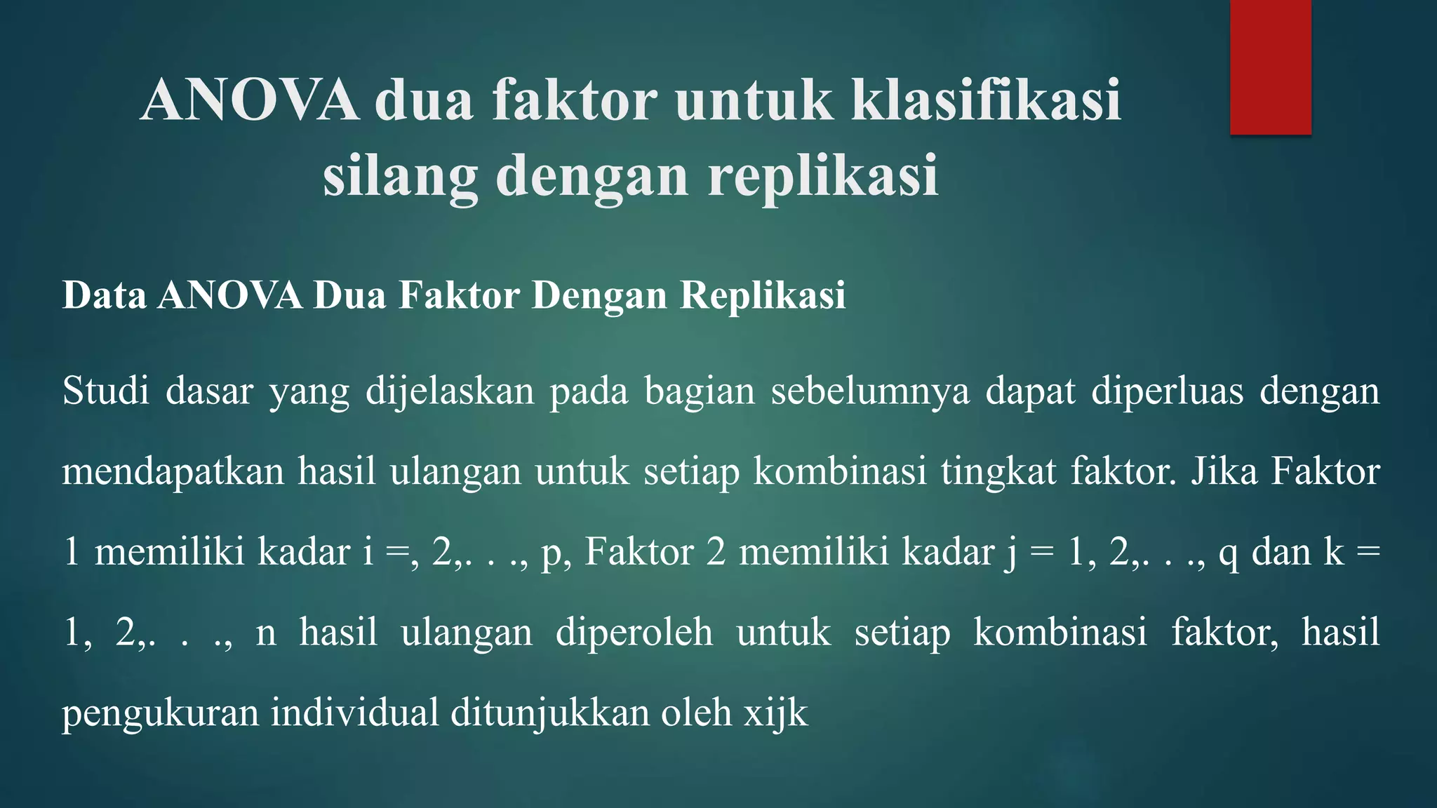 Riana putri 17707251020 (review buku - analisis varians) | PPTX