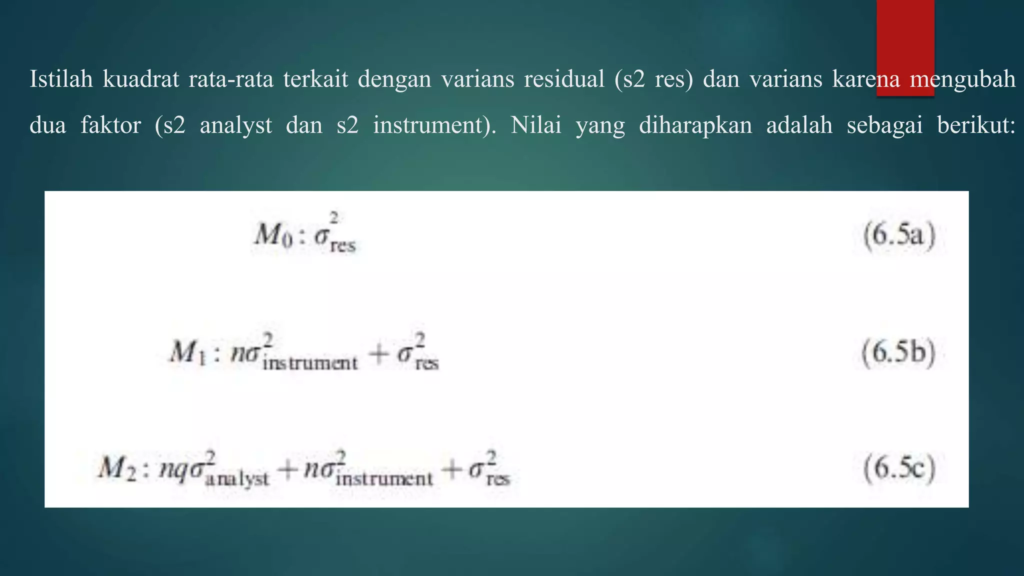 Riana putri 17707251020 (review buku - analisis varians) | PPTX