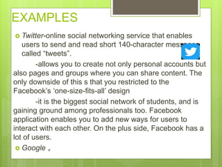 ONLINE PLATFORMS FOR ICT CONTENT DEVELOPMENT | PPTX | Social Networking ...