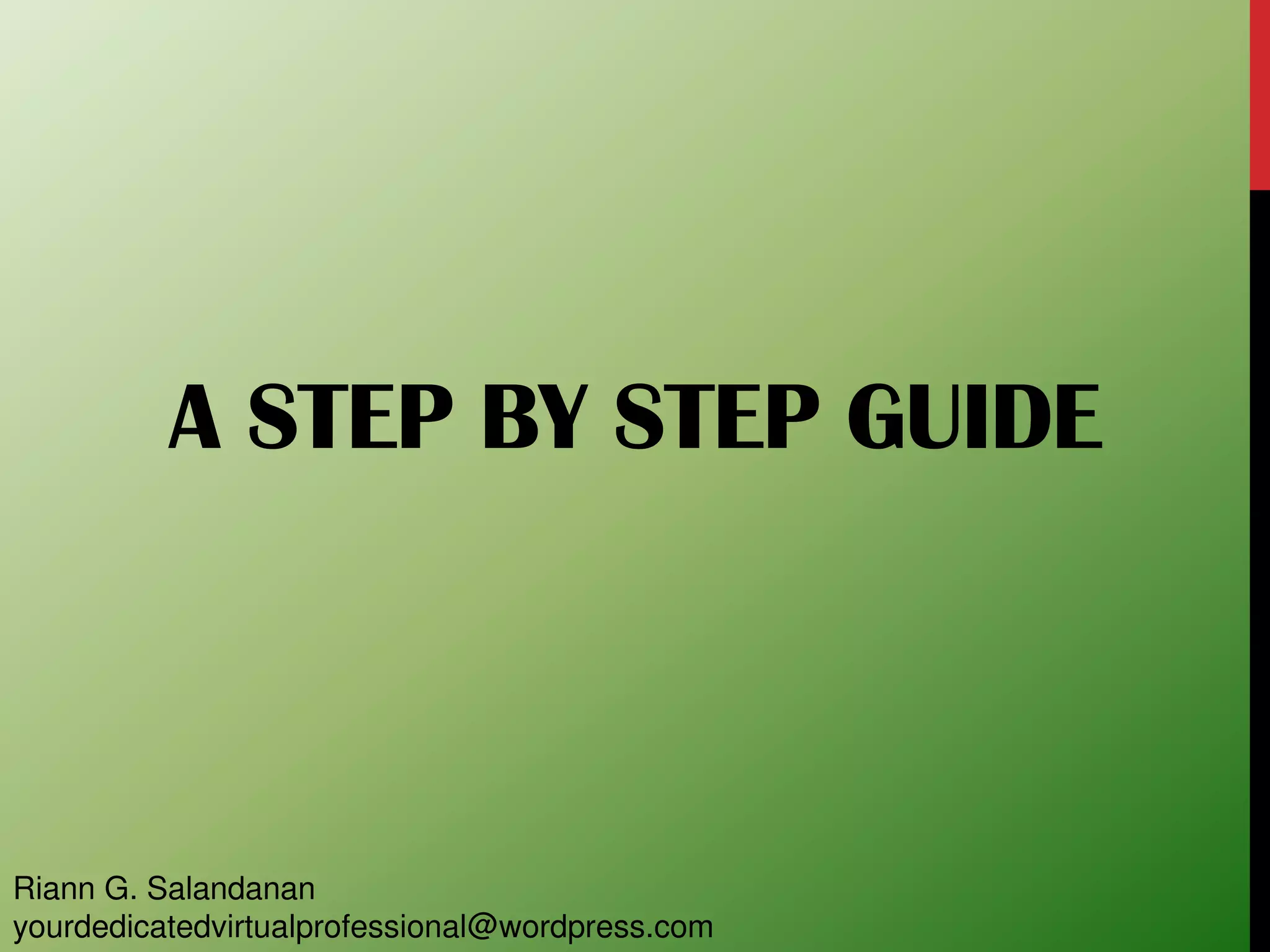 Riann salandanan howtouse_toggl | PPT