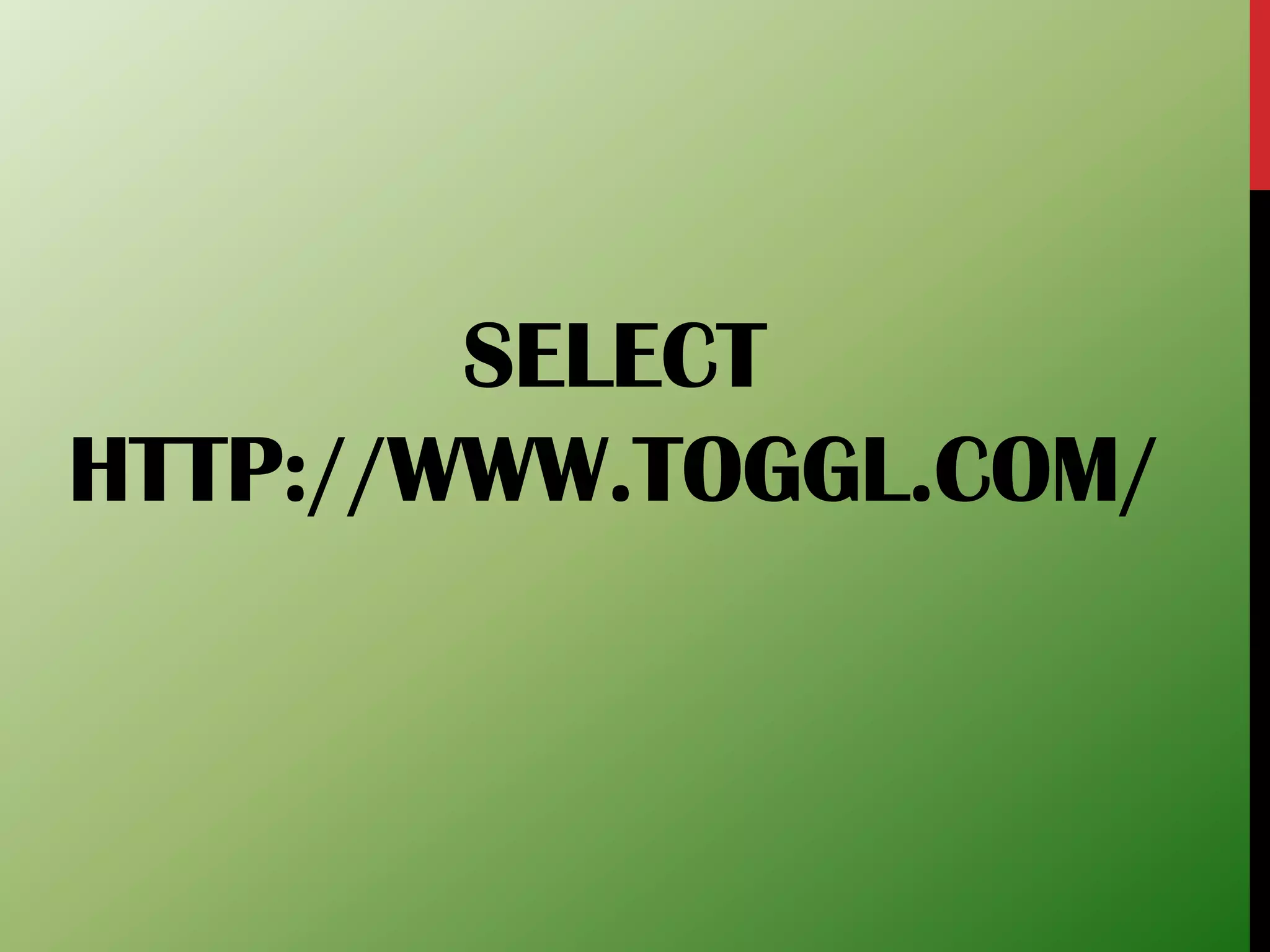 Riann salandanan howtouse_toggl | PPT