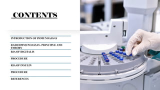 RADIOIMMUNOASSAY OF DIGITALIS AND INSULIN.pptx