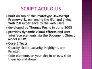RICH INTERNET APPLICATIONS - RIA Tools | PPT