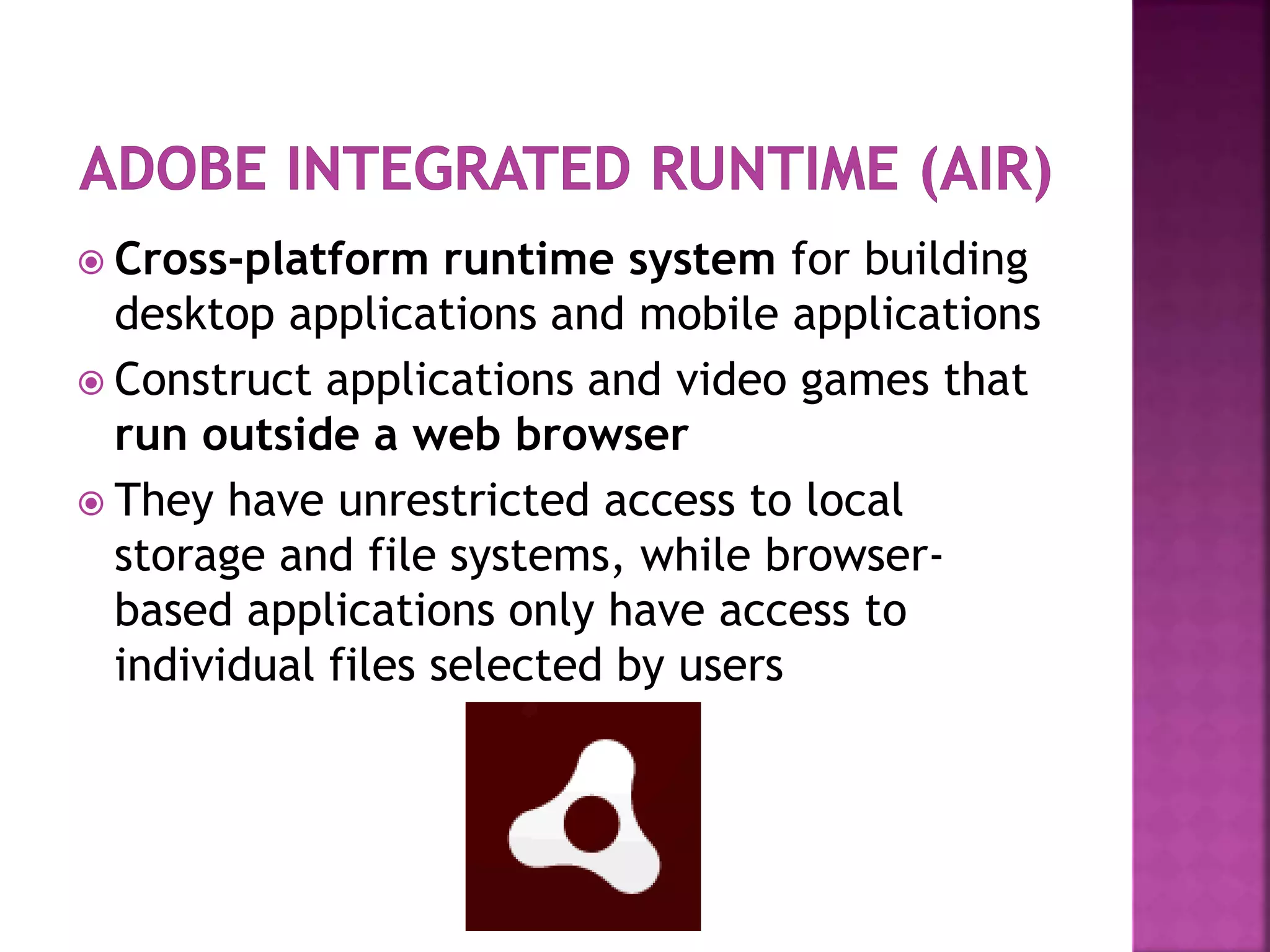 RIA - Rich Internet Applications | PPTX