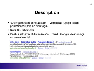 Ria Presentatsioon Hendrek Kraavi | PDF