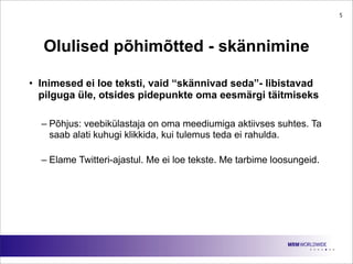 Ria Presentatsioon Hendrek Kraavi | PDF