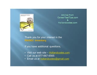 RIASEC Easy-to-Use Inventory | PDF