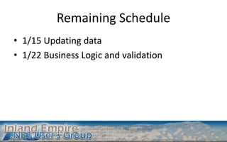 Ria services updating data | PPT