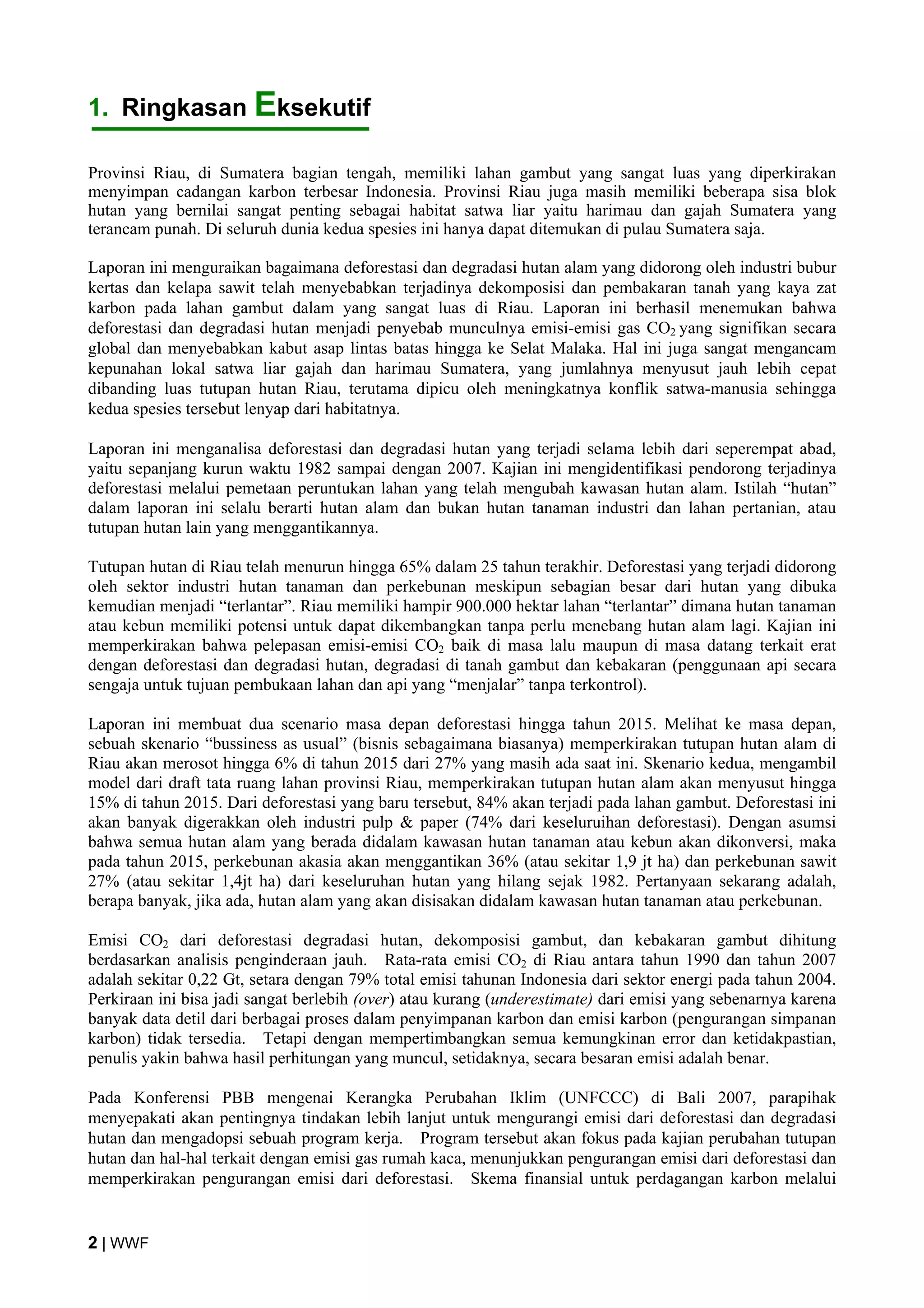 Riau Co2 Full Report Bahasa Indonesia | PDF