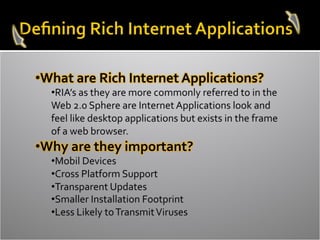 Rich Internet Applications Using OpenLazlo | PPT