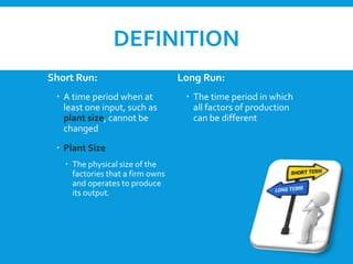 Difference between short run and long run | PPTX