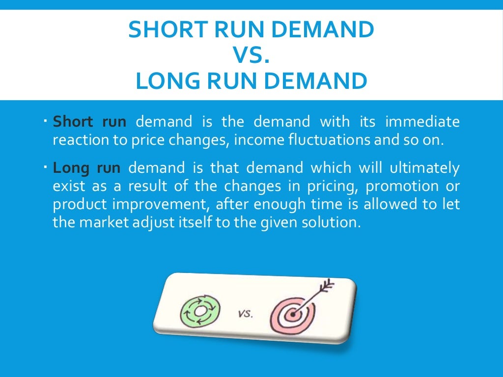 Short Run And Long Run Difference
