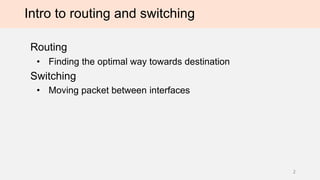 Routing basics/CEF | PDF | Computer Networking | Computing