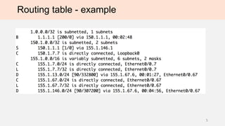 Routing basics/CEF | PPT