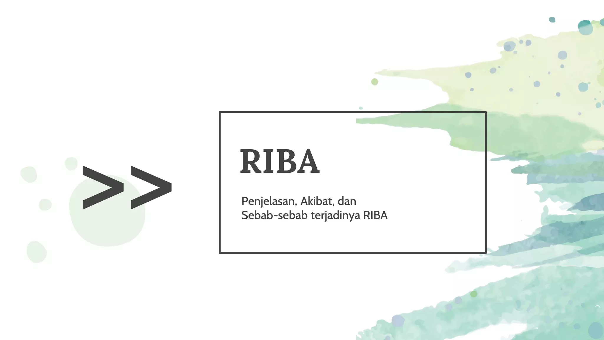 Riba | PPT