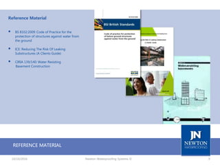 Structural Waterproofing Design Strategies to BS 8102:2009 | PPT