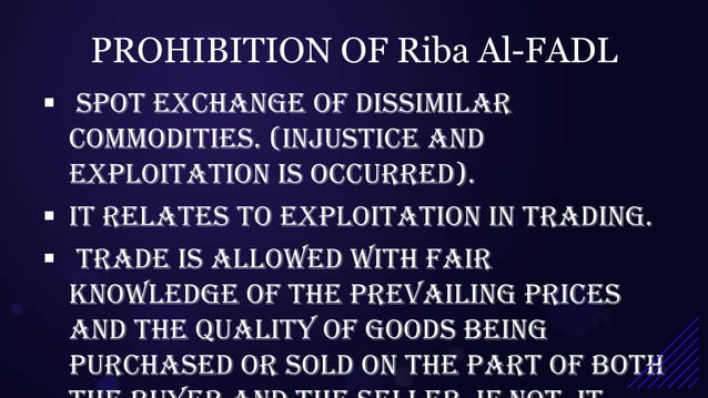 Riba and its causes | PPTX | Islam | Religion & Spirituality