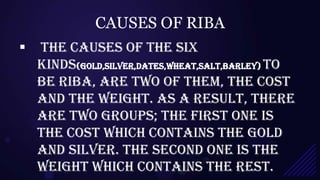 Riba and its causes | PPTX