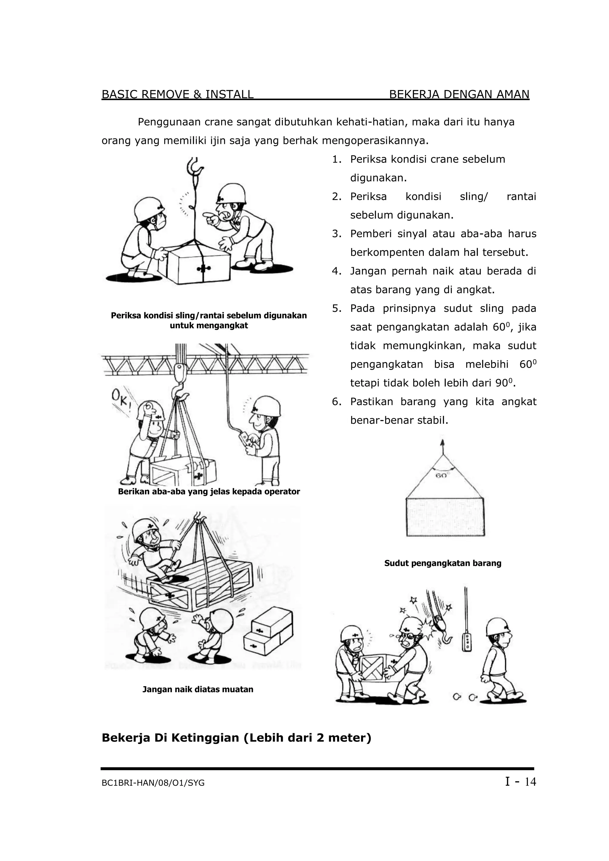 basic remove & install ( working safely) | DOC
