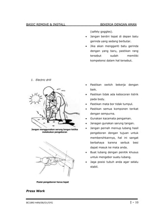 basic remove & install ( working safely) | DOC