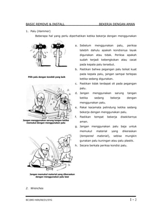 basic remove & install ( working safely) | DOC