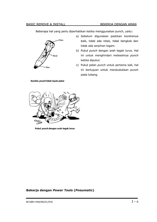 basic remove & install ( working safely) | DOC