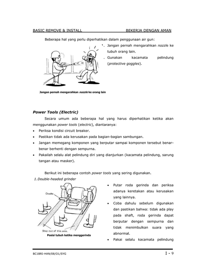 basic remove & install ( working safely) | DOC