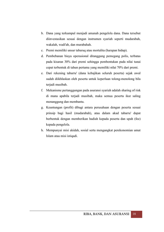 Riba bank dan asuransi | PDF