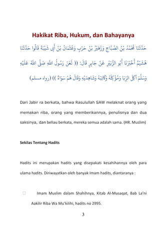 Riba dan bahayanya | PDF