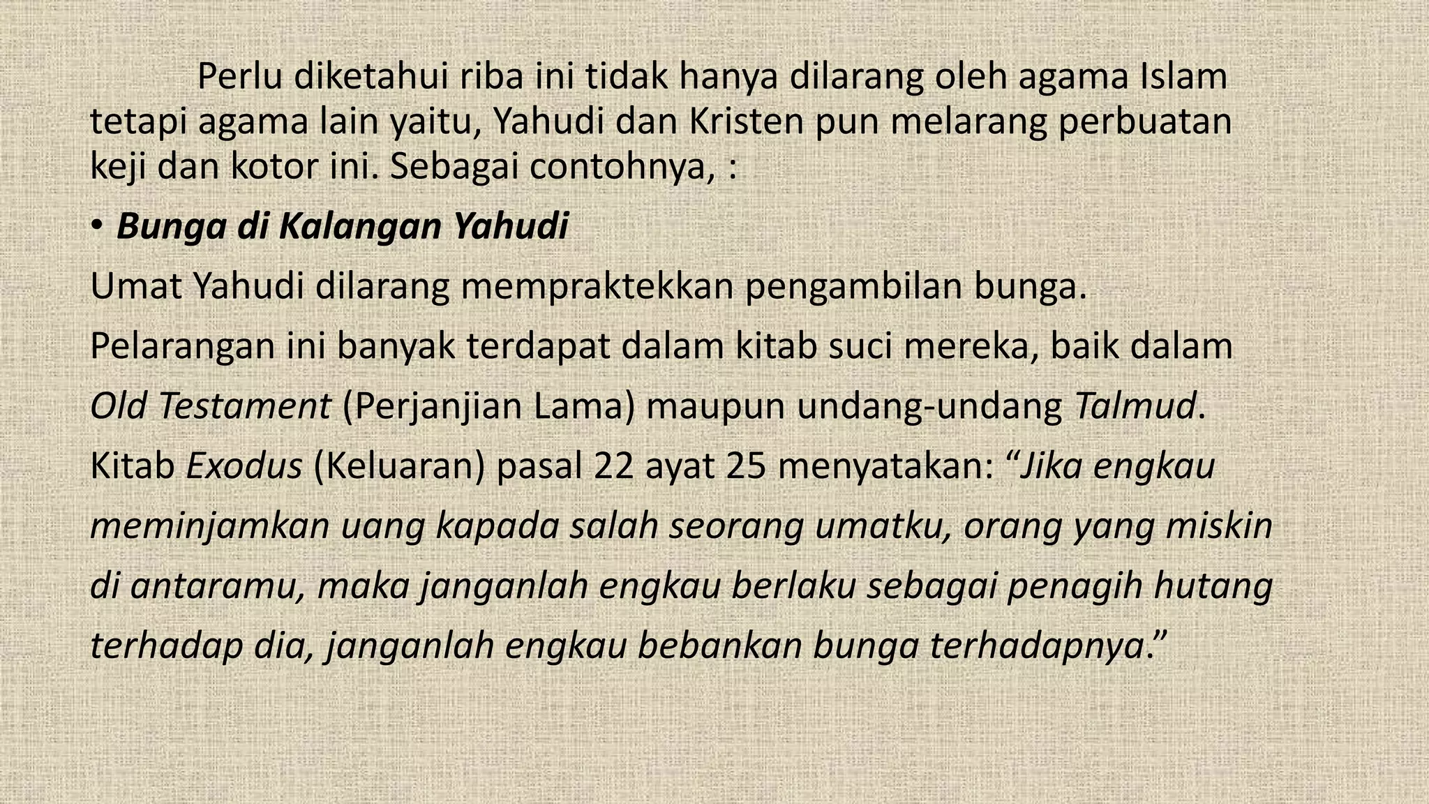 Riba dan bunga bank | PPTX