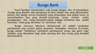 Riba dan bunga bank | PPTX