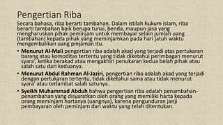 Riba dan bunga bank | PPTX
