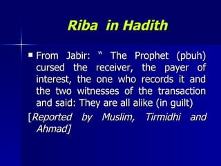 Riba Gharar Islamic Finance | PPT