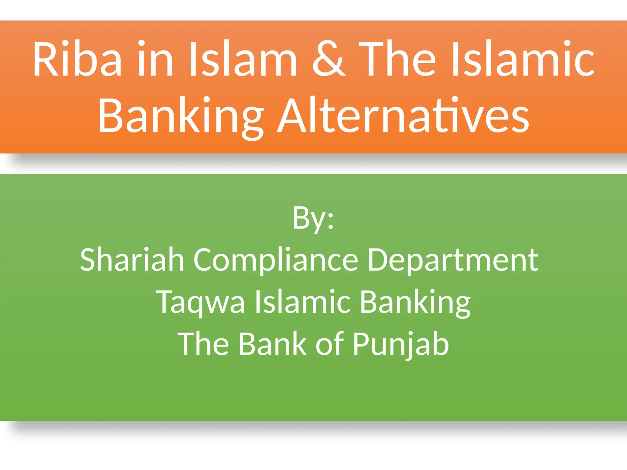 What is Riba, Qimar and Gharar and their importance according to ...