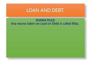 What is Riba, Qimar and Gharar and their importance according to ...