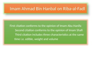 What is Riba, Qimar and Gharar and their importance according to ...